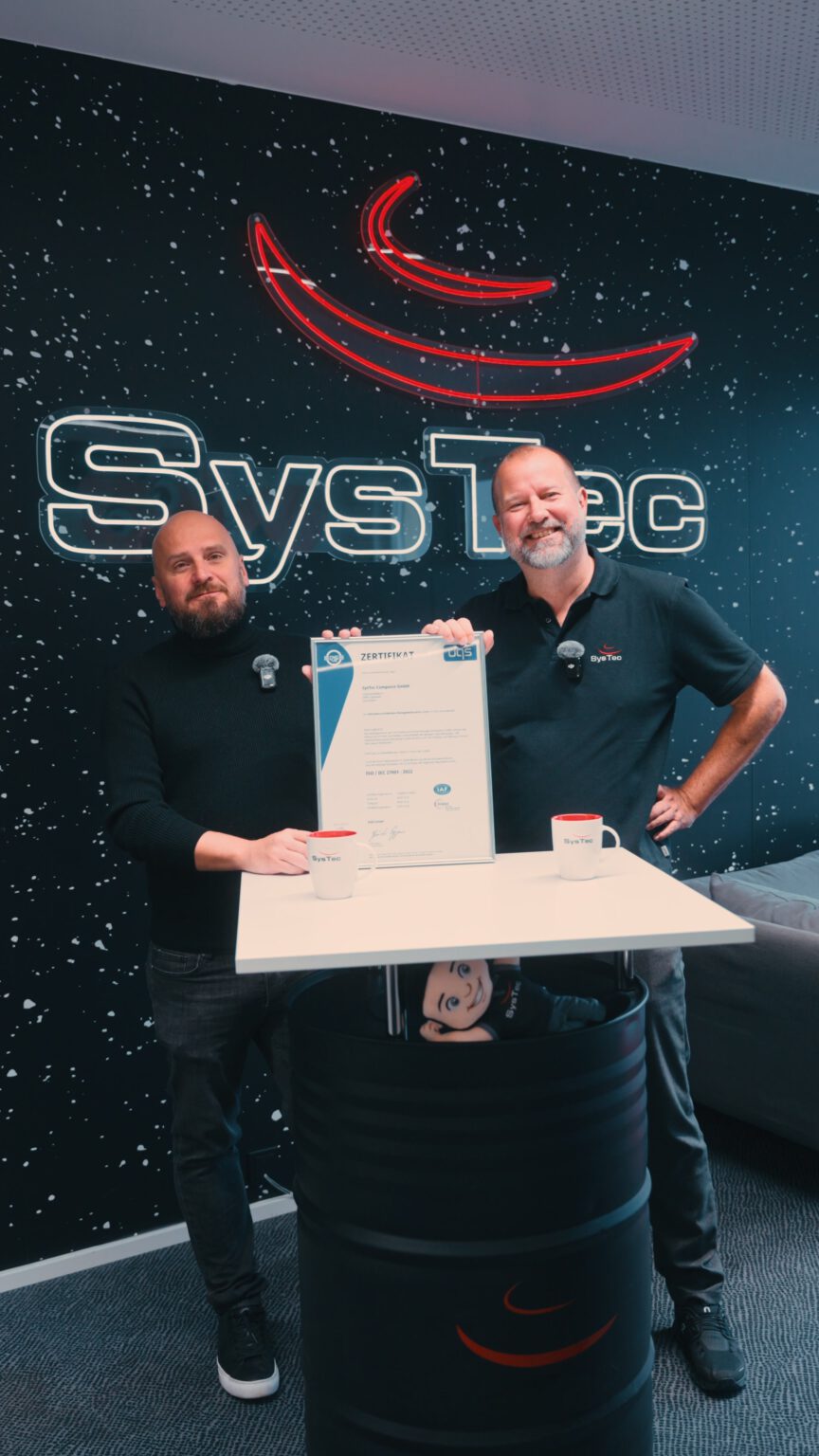 ISO 27001: SysTec ist zertifziert - SysTec Computer